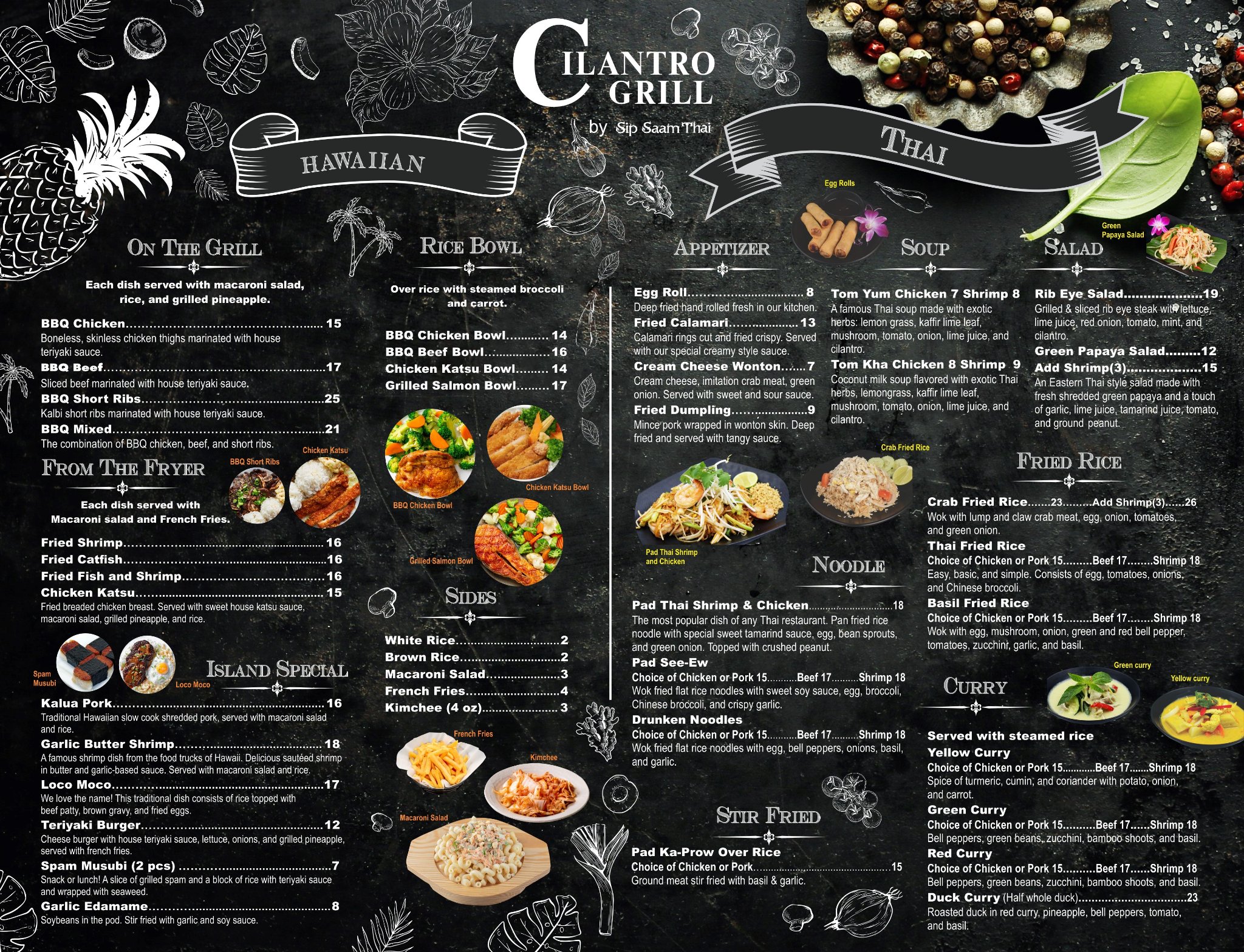 Cilantro Grill by Sip Saam Thai now open in Cedar Park – Williamson ...